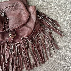 Cut & Paste | Bags | Cut N Paste Leather Fringe Multipocket Bag | Poshmark